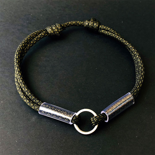 Tag collar gray S | Animal-id.net